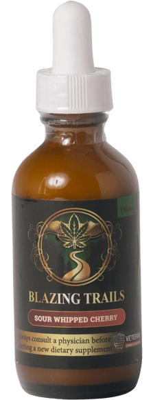 Sour Whipped Cherry - 1000mg Nano CBD Tincture - Blazing Trails